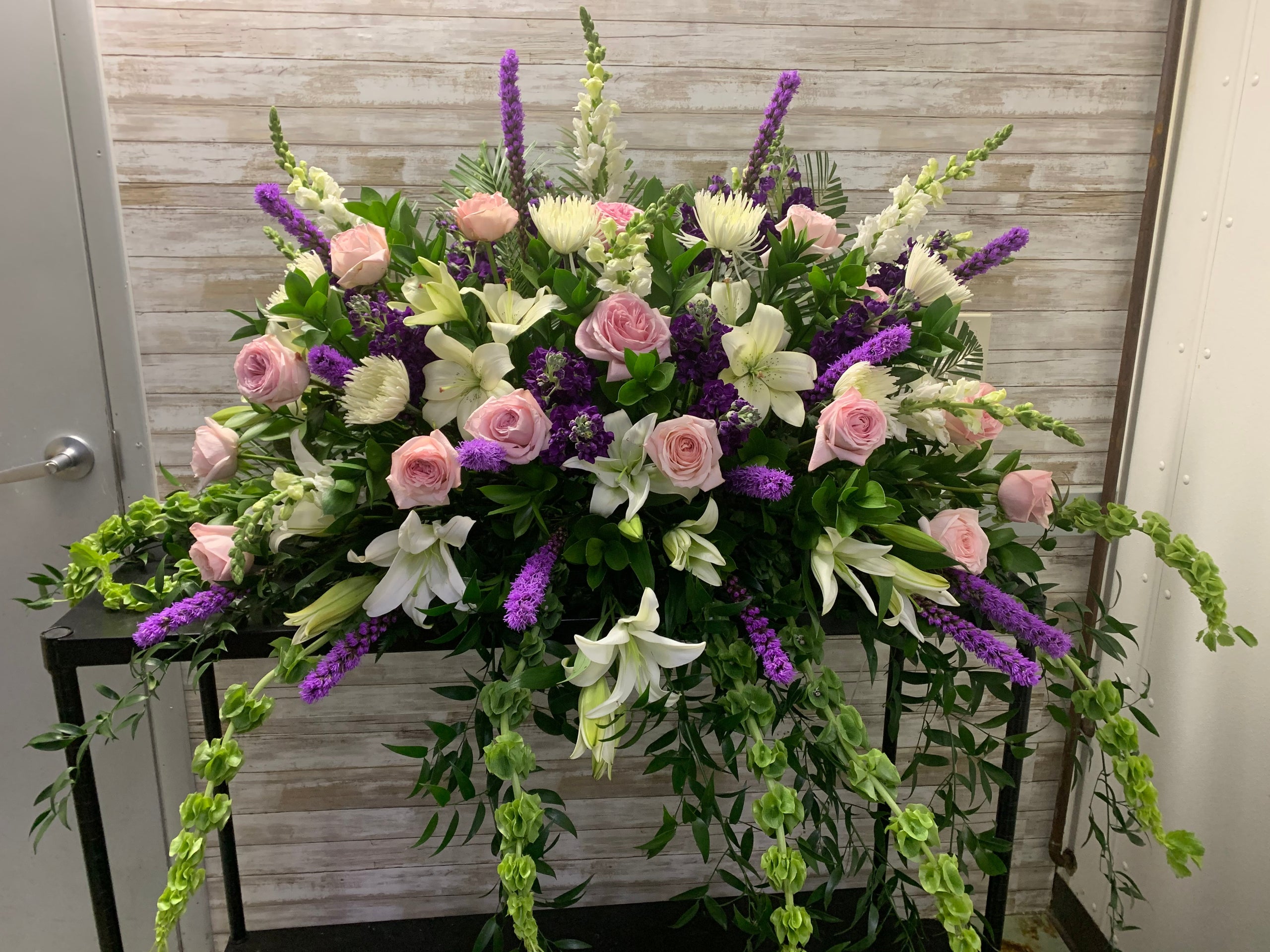 Cascading Memories Casket Piece | Bouquet Boutique, Inc.